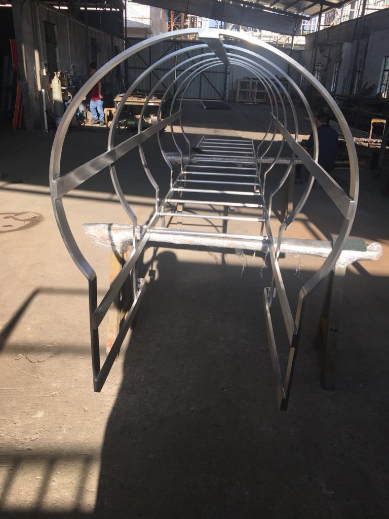 CLP Stainless steel cat ladder，中電標準不鏽鋼貓梯（帶貓籠），天井不鏽鋼貓梯工程，檢修平台不鏽鋼貓梯，熱鍍鋅貓梯 ...