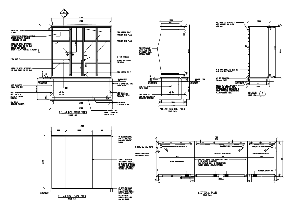 不鏽鋼電櫃（Pillar-Box），機電署標準電櫃（EMSD pillar box）,中電標準電櫃（CLP pillar box ...